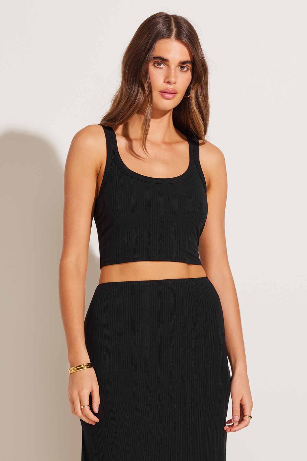 Thalia Set - Black Organic Rib – Vitamin A