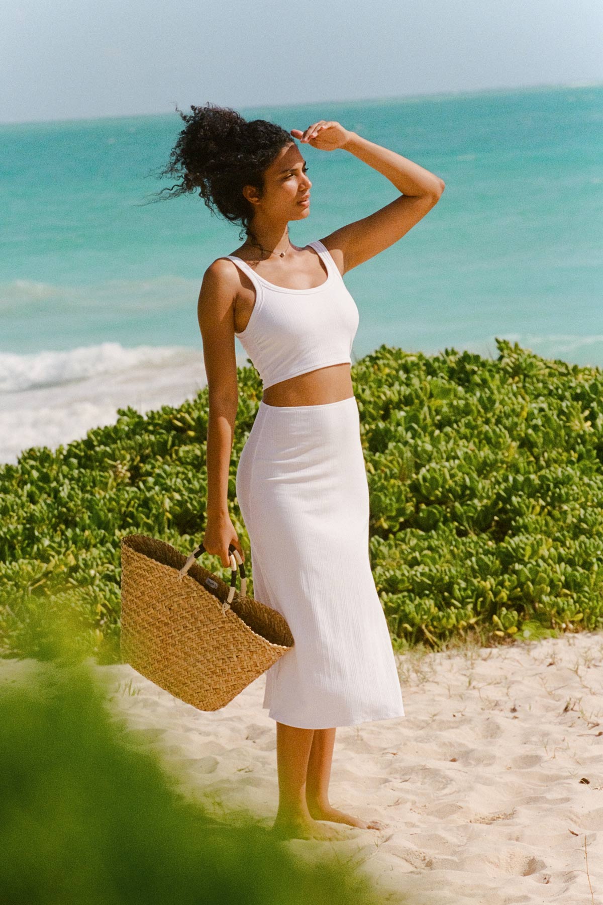 Thalia Set - White Organic Rib – Vitamin A