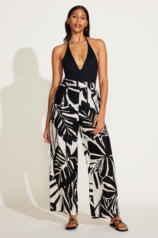 Vitamin A The Getaway Pant Graphic Jungle EcoLinen